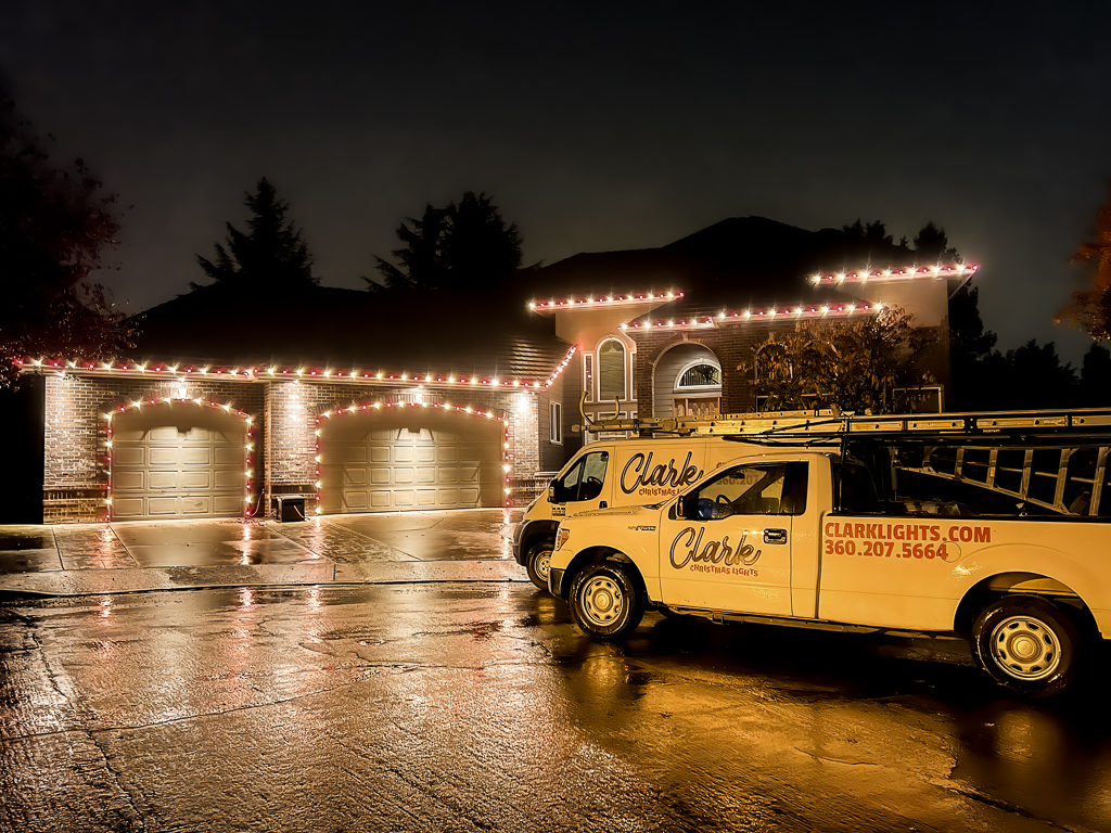 Holiday Lighting Installation - WA's Clark Christmas Lights