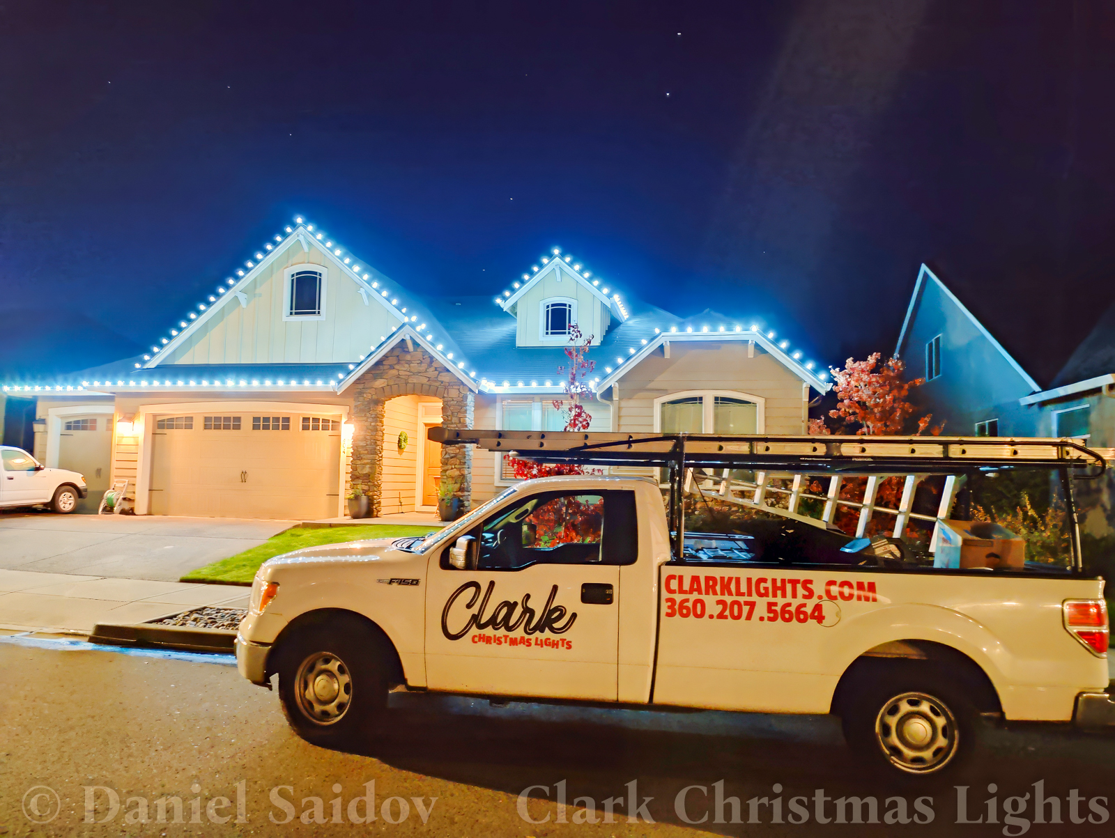 Holiday Lighting Installation - WA's Clark Christmas Lights